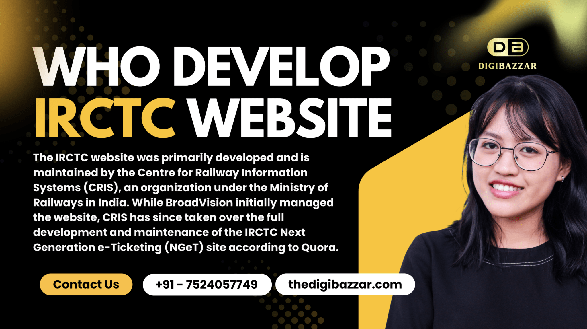 Who Developed the IRCTC Website? - The Digibazzar